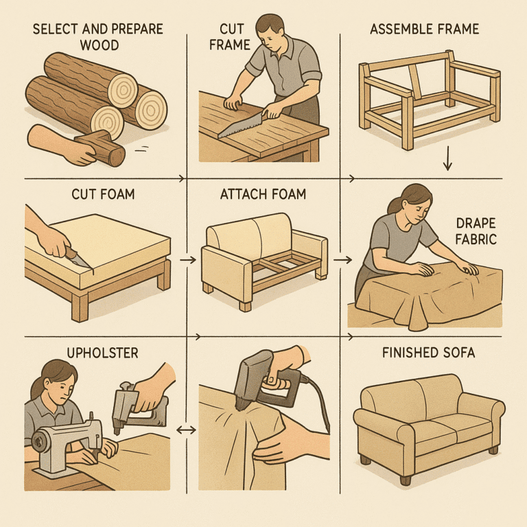 How Sofa Is Made? - Sofa Making Process - House Furnishing